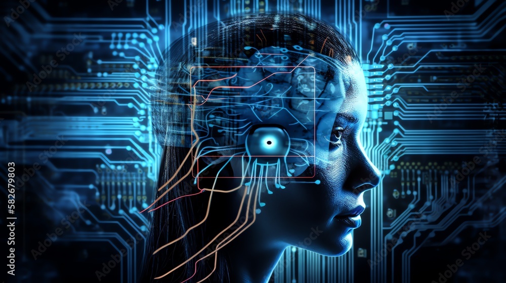 Illustrations of neuralink, neural network, machine learning by ...