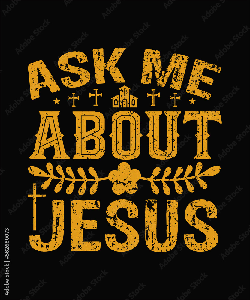 Ask me about Jesus T-Shirt Faith Cross SVG, Faith Clipart, Circut ...