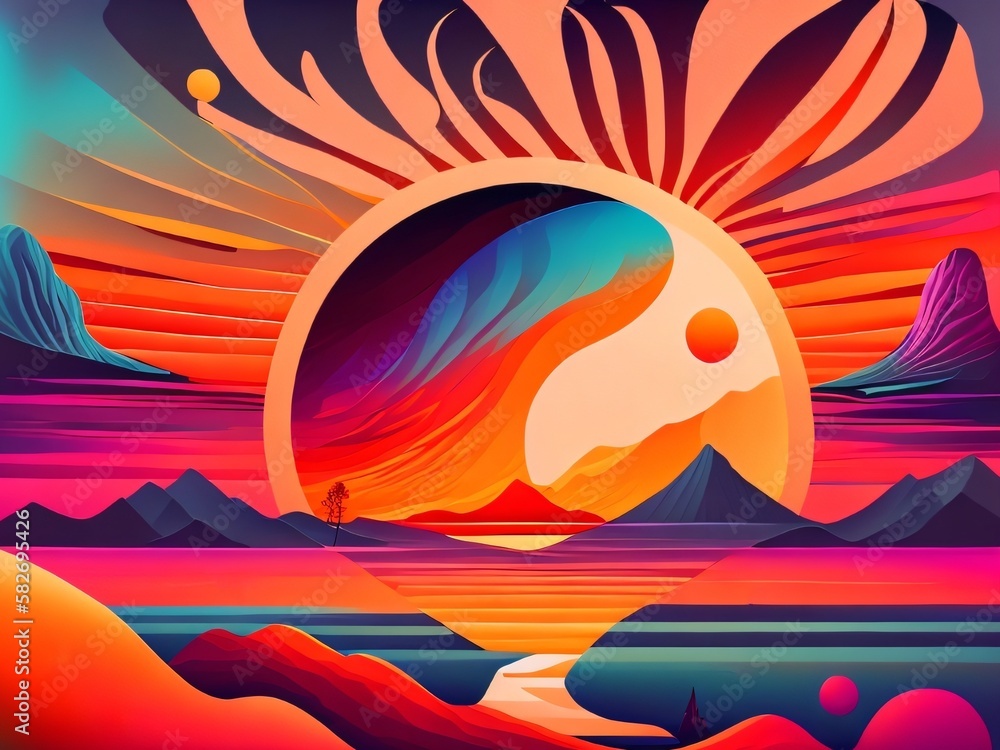 Imaginative Composition Sunrise