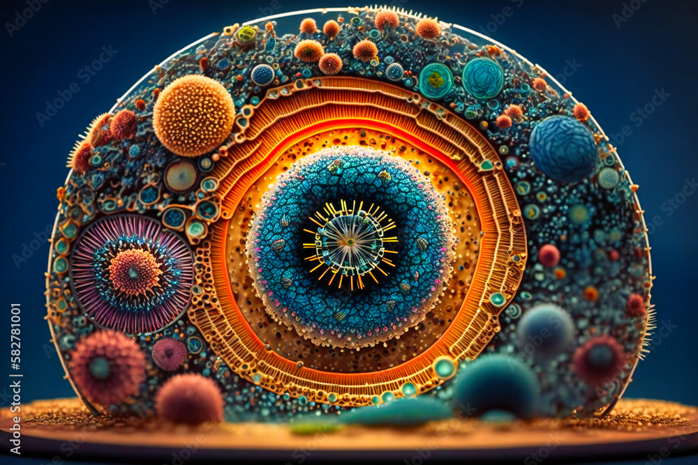 A vast and complex world of cells, each with its own unique structure ...