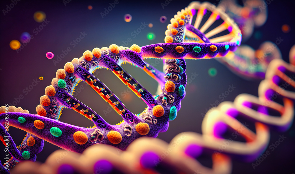 The process by which cells make a copy of their DNA, essential for cell ...