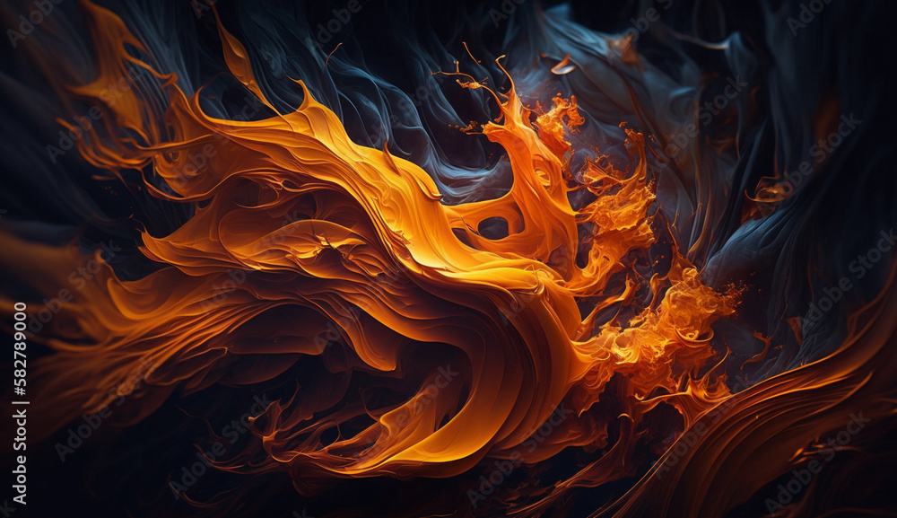 Fire Abstract Wallpaper ilustração do Stock | Adobe Stock
