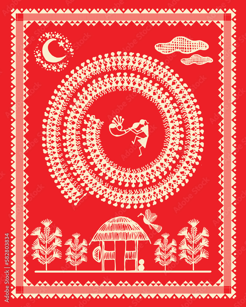 Modern Warli Art Designs