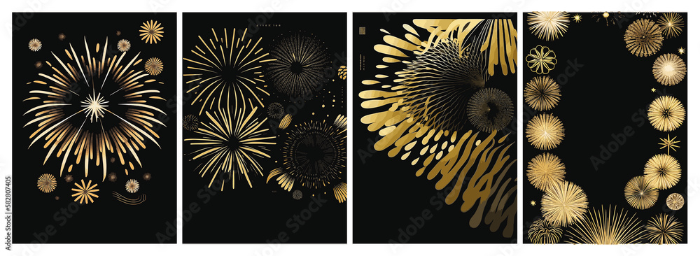 A set of backgrounds for text, psychedelic hippie art sparklers , a ...