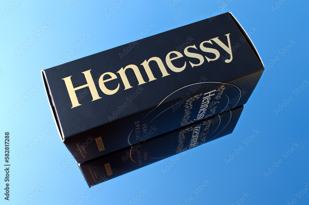 Lutsk, UKRAINE - Mart 20, 2023 Hennessy Very Special original alcohol ...