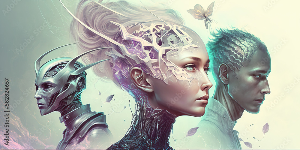 Transhumanist society, tech eliminates need for bodies, digital ...