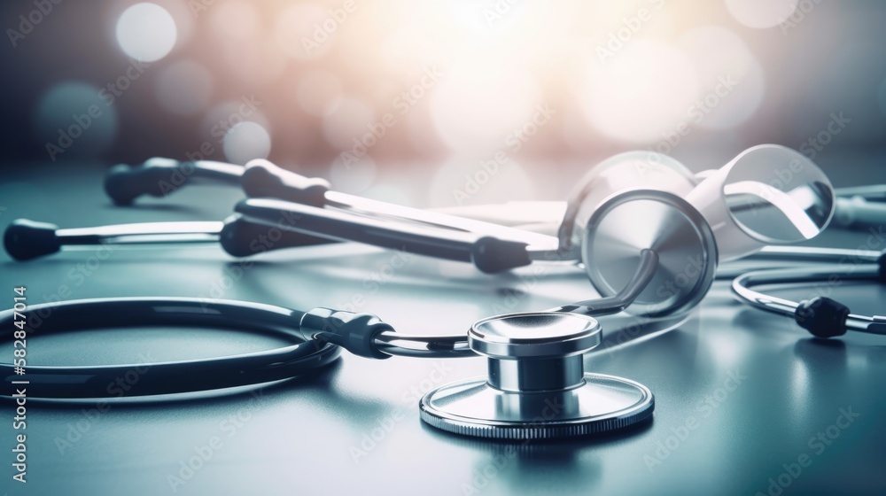 Healthcare and Medicine Abstract Background with Space for Your Next ...