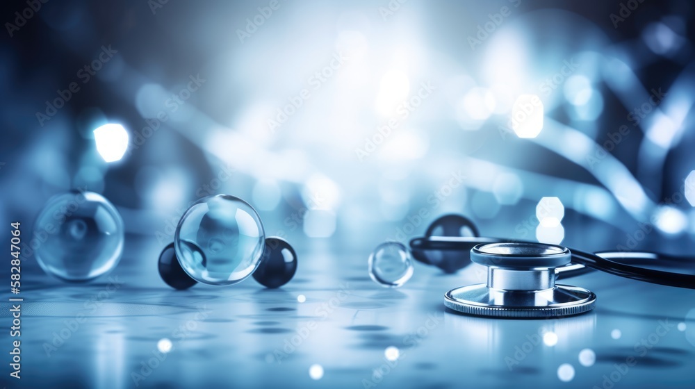 Healthcare and Medicine Abstract Background with Space for Your Next ...