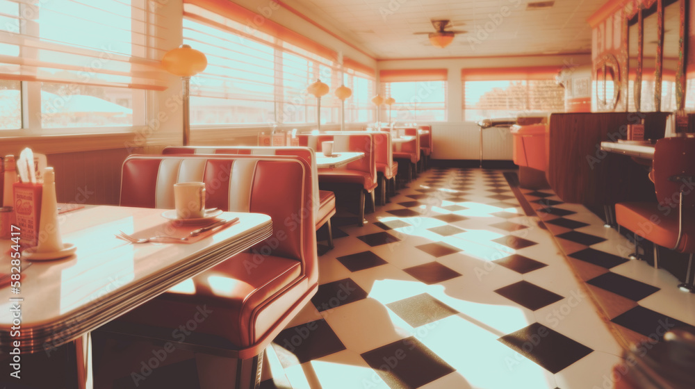 Bask in the sunshine at a classic 1950s American diner with pin-up ...