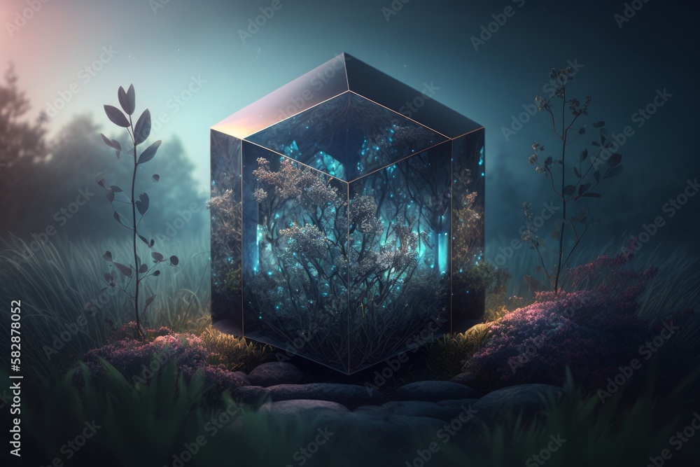 Creating a Photorealistic 3D Illusion with Geometric Shapes, Ethereal ...