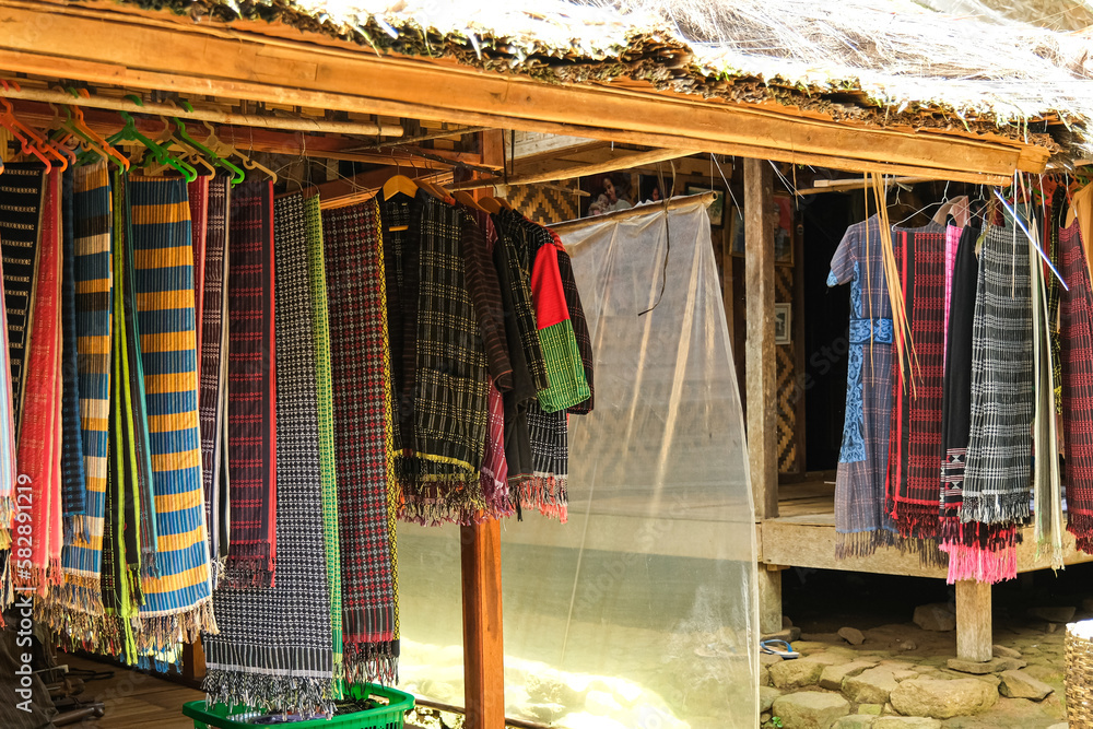 the atmosphere of Baduy-Banten, Indonesia. The baduy tribes lives from ...