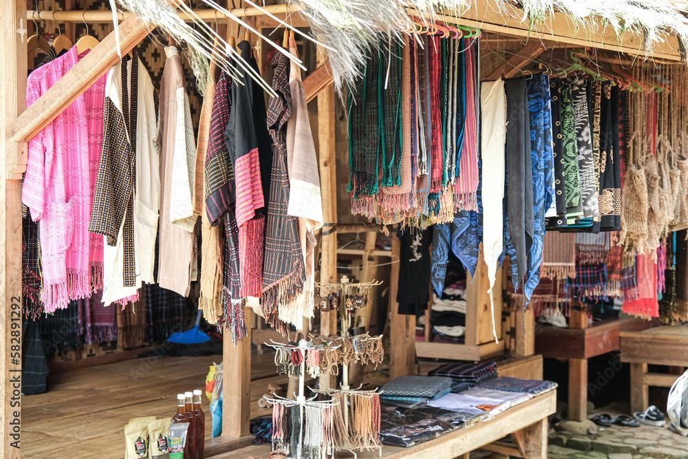 the atmosphere of Baduy-Banten, Indonesia. The baduy tribes lives from ...