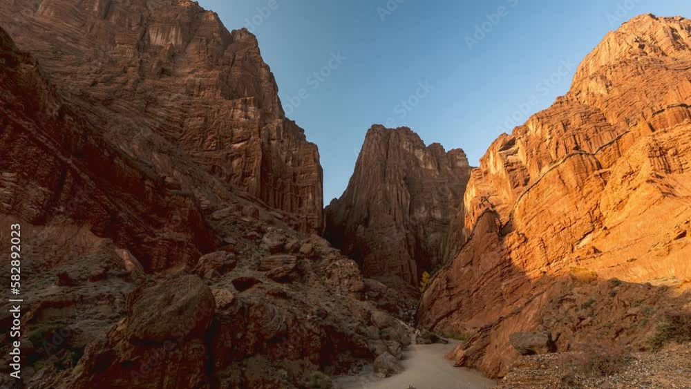 Drone flight over the Wadi Rum desert in Jordan, early morning. Red ... Drone flight over the Wadi Rum desert in Jordan, early morning. Red ...