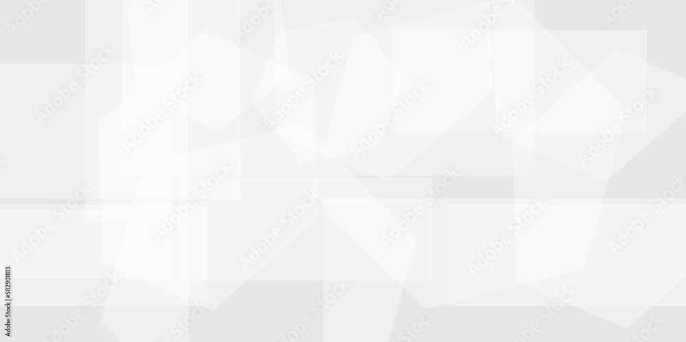 Vector Abstract white and grey polygon banner pattern Background ...