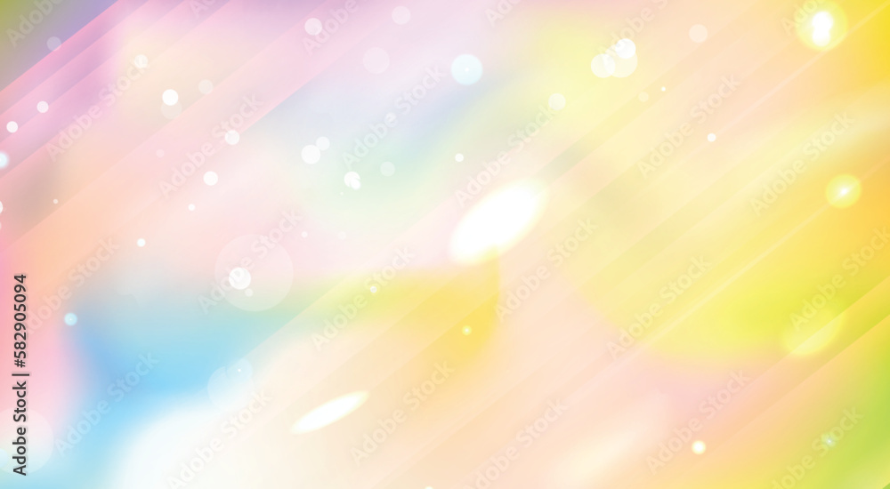 Rainbow light line prism effect, transparent on colourful gradient ...