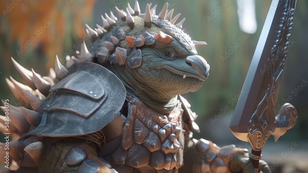 The turtle warrior is a steadfast defender, armed with a tough shell ...