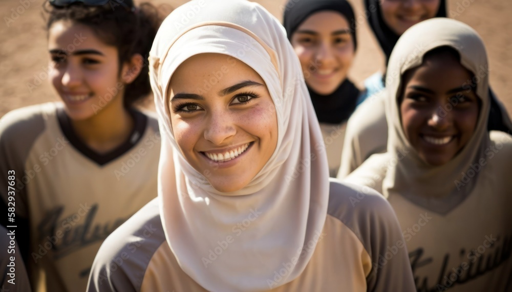 Group of Diverse and Empowered Middle Eastern Youth High School ...