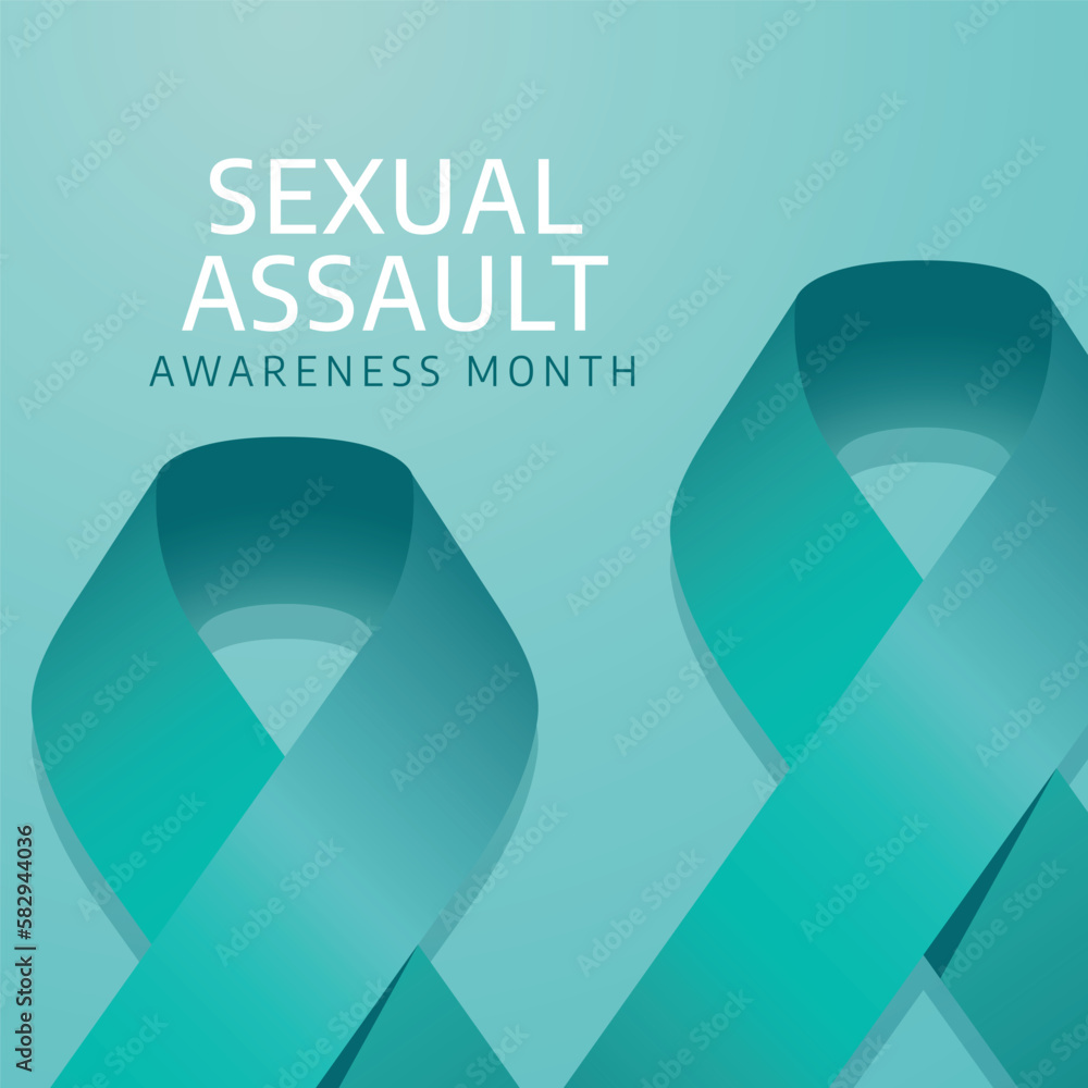 vector graphic of sexual assault awareness month good for sexual ...