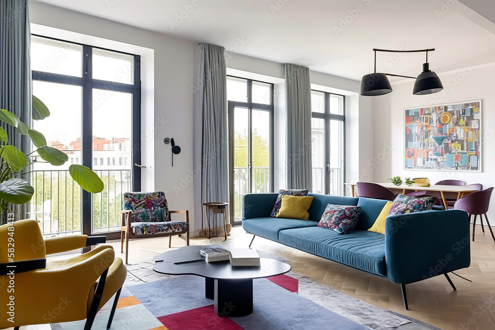 modern living room, living room couch, living room with people, living ...