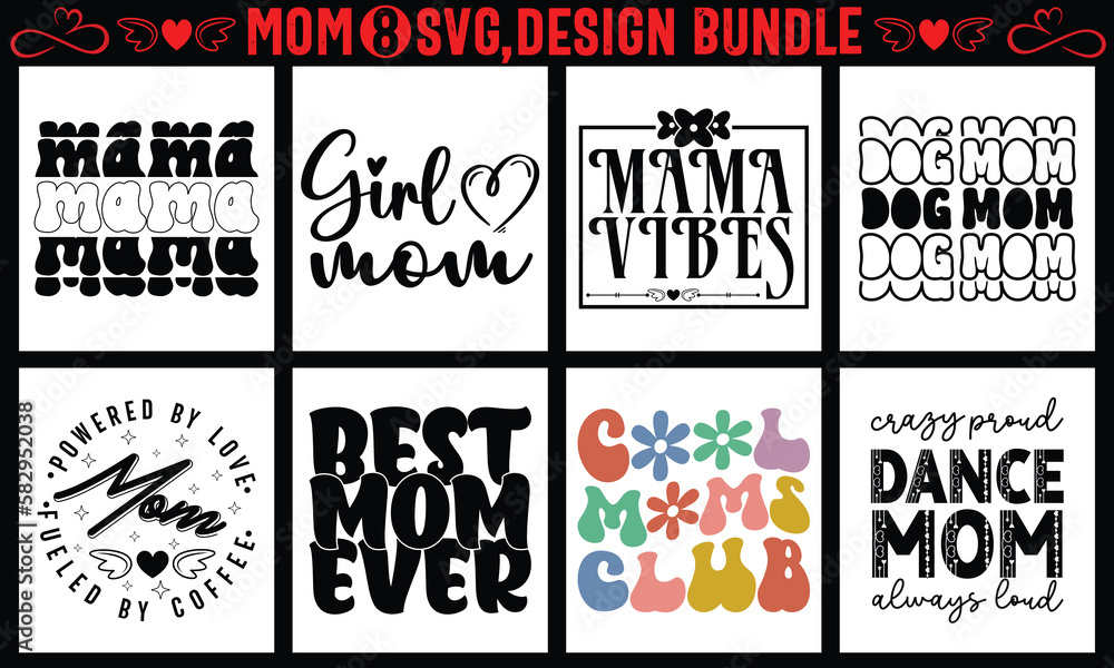 Mom cut file Bundle, Mother's day SVG, Mom SVG Cut File Women's cut ...