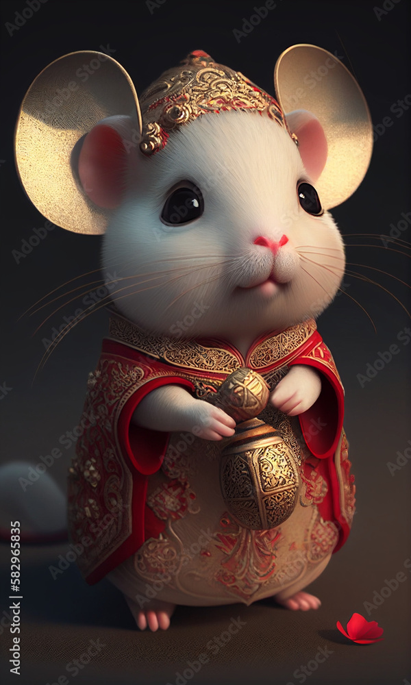 AI illustration generated mice Stock Illustration | Adobe Stock