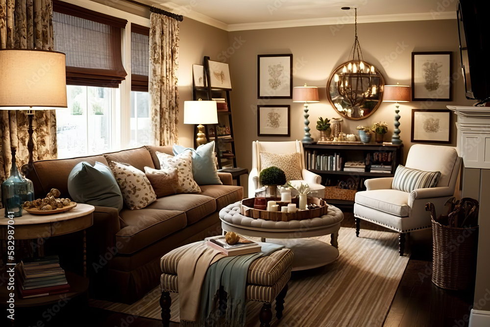 luxury hotel room, living room couch, living room with people, living ...