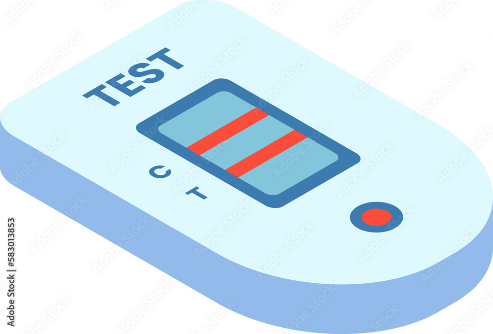 Rapid antigen self test vector rapid antigen detection test symbol ...