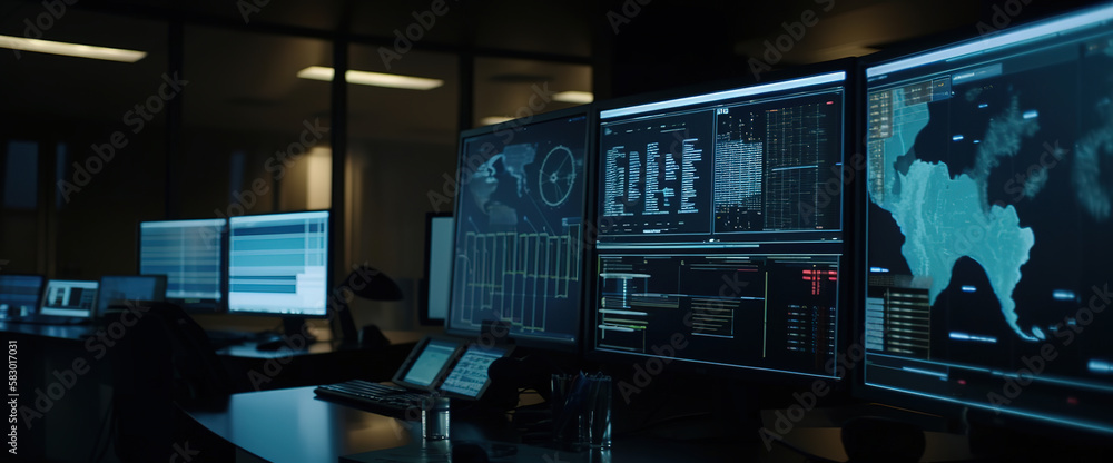 Trading screens with stock pattern and lines Stock Illustration | Adobe ...