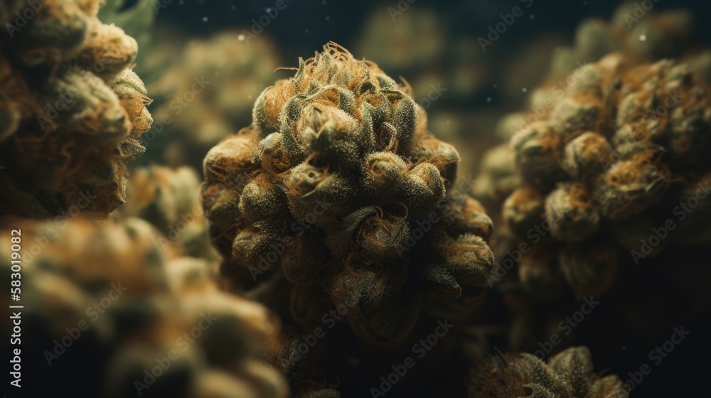 High on Life: A Stunning Marijuana Buds Background to Inspire Your Next ...