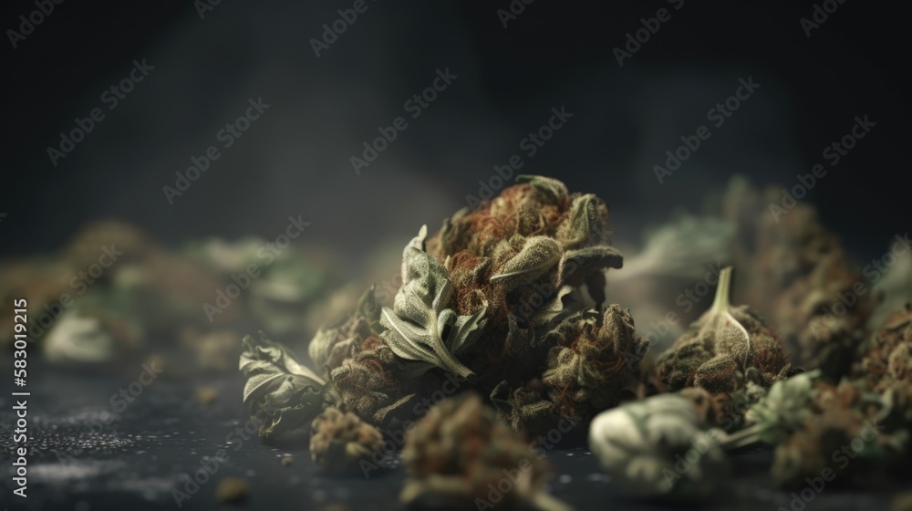 High on Life: A Stunning Marijuana Buds Background to Inspire Your Next ...