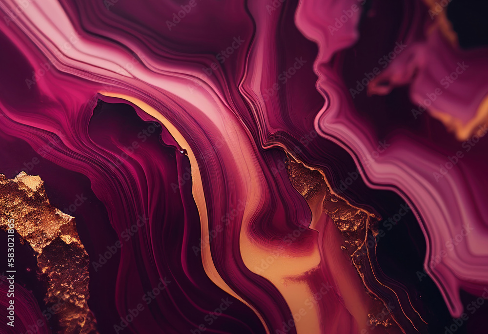 Red Marble Texture Background, Abstract Watercolor Artistic Backdrop ...