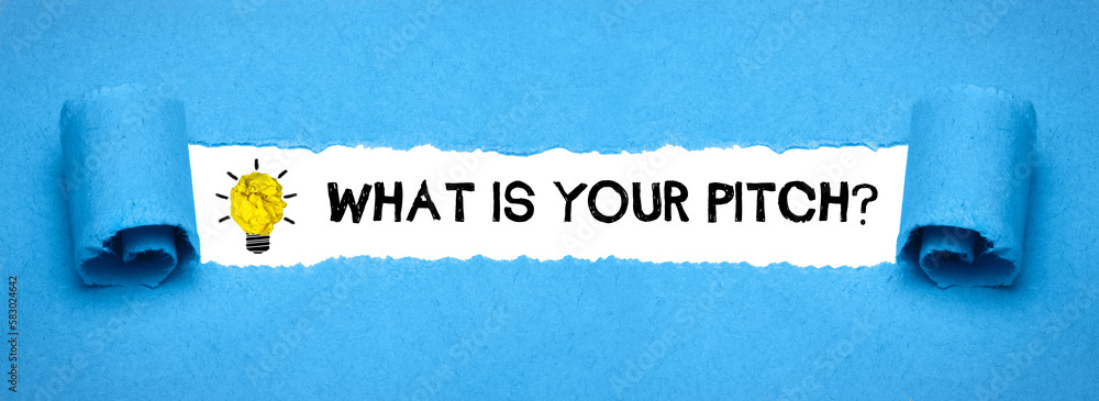 What Is Your Pitch? Stock Photo | Adobe Stock