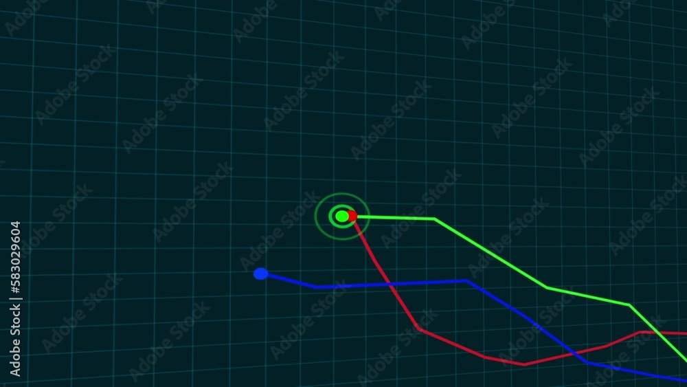 Profit and loss graph chart of a business animation background. rs_569 ...