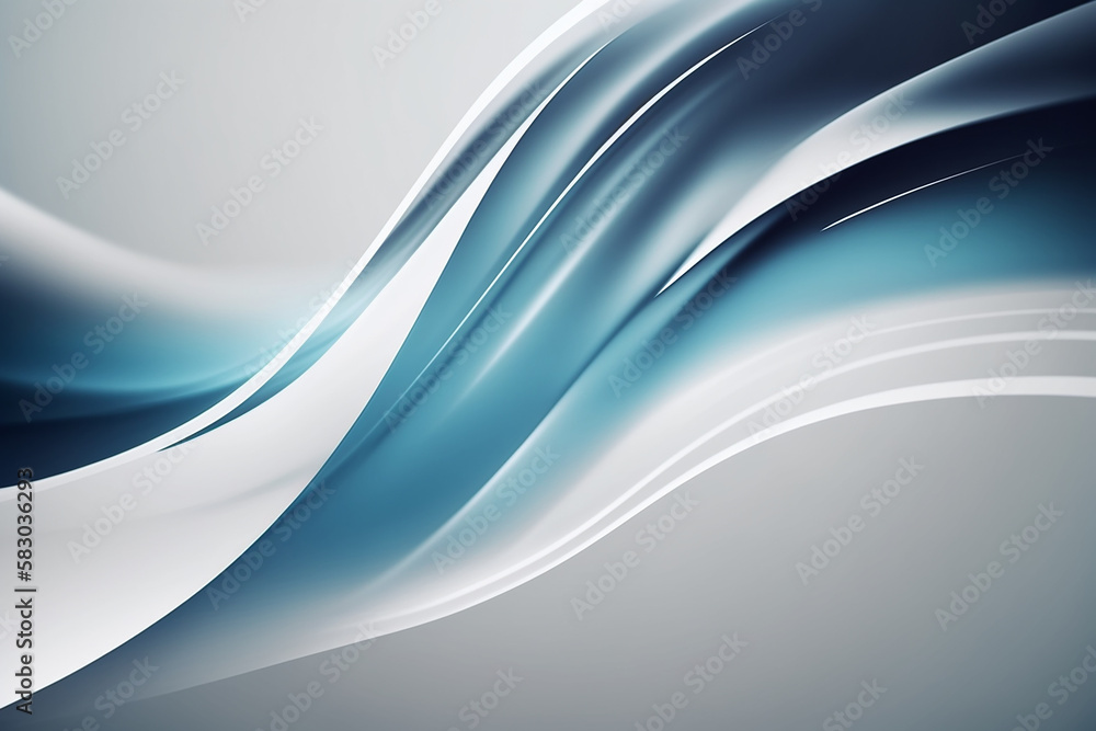 abstract blue line wave background. abstract white and blue line wave ...