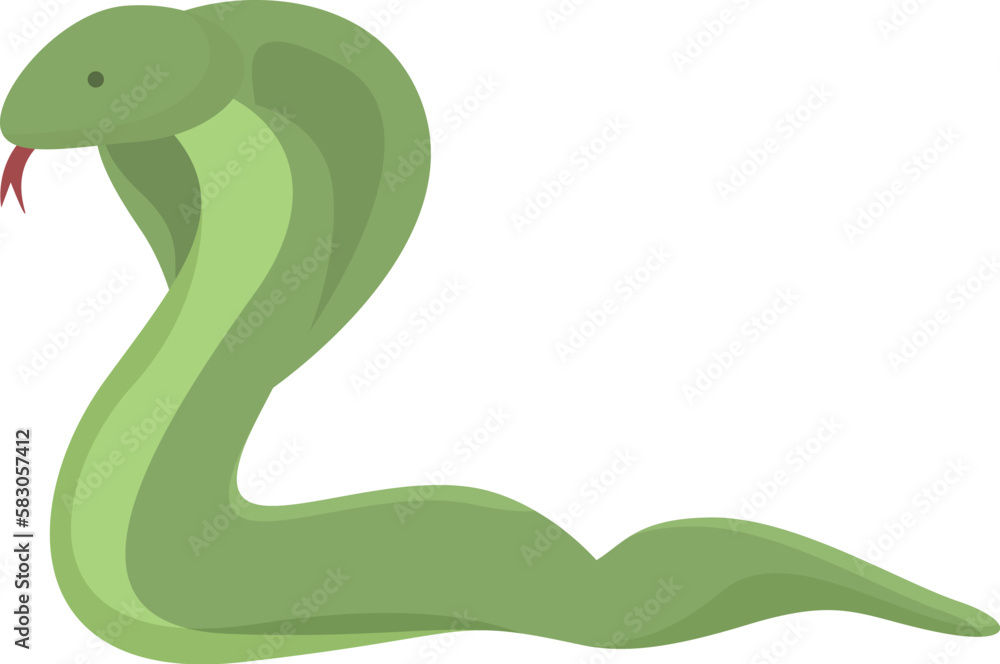 Wild cobra icon cartoon vector. Nature viper. Angry art Stock Vector ...