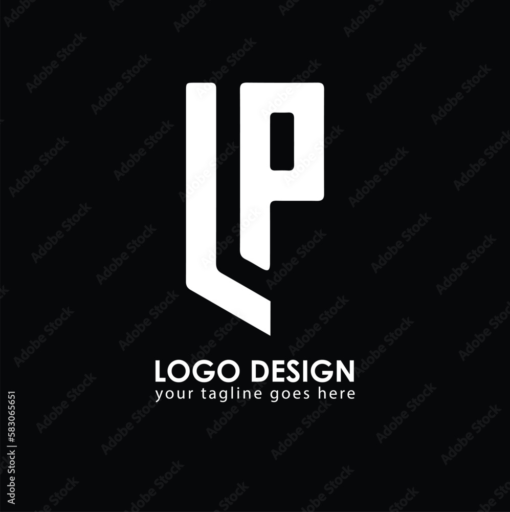 LP LP Logo Design, Creative Minimal Letter LP LP Monogram Stock Vector ...