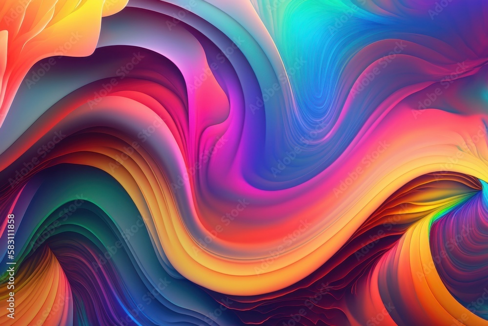 Abstract colouring background of the gradient with a visual wave, twirl ...