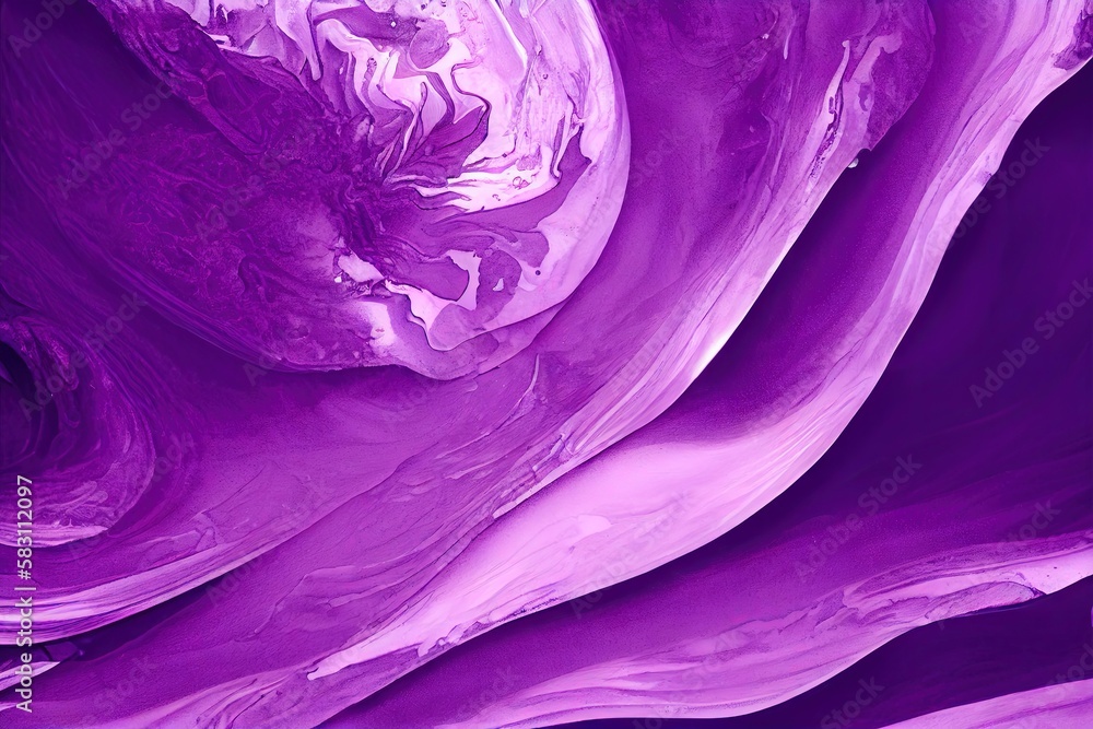 Abstract wavy background luxury violet liquid smooth texture. Artistic ...