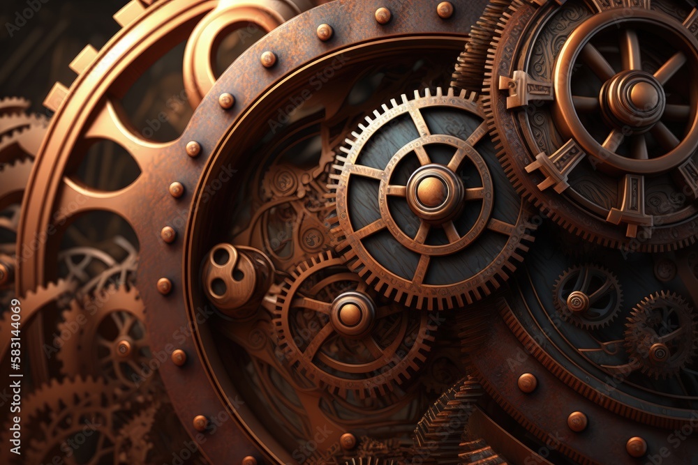 Machine Gears Background