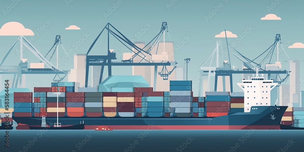 Modern System transportation and logistic import export and transport ...