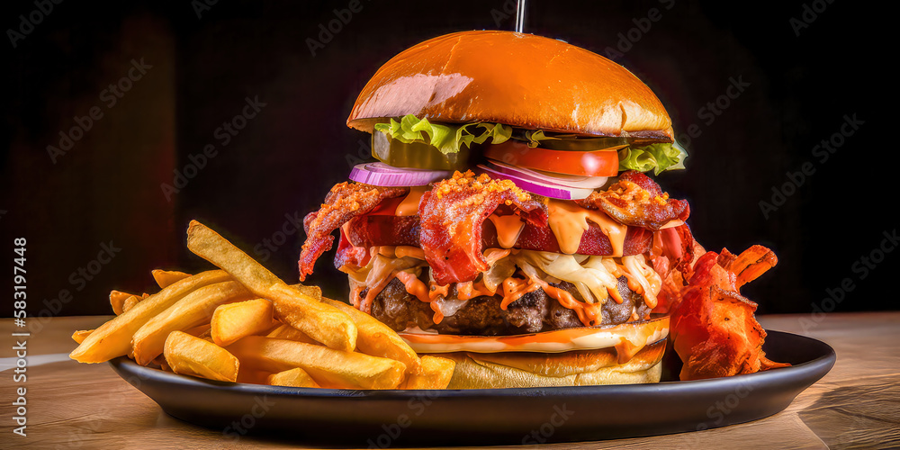 Hamburger Cheeseburge Spezial Delikat Beef Vegie Hummer Shrimps Döner ...