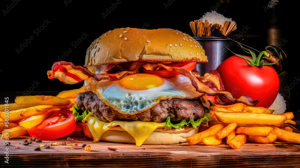 Hamburger Cheeseburge Spezial Delikat Beef Vegie Hummer Shrimps Döner ...