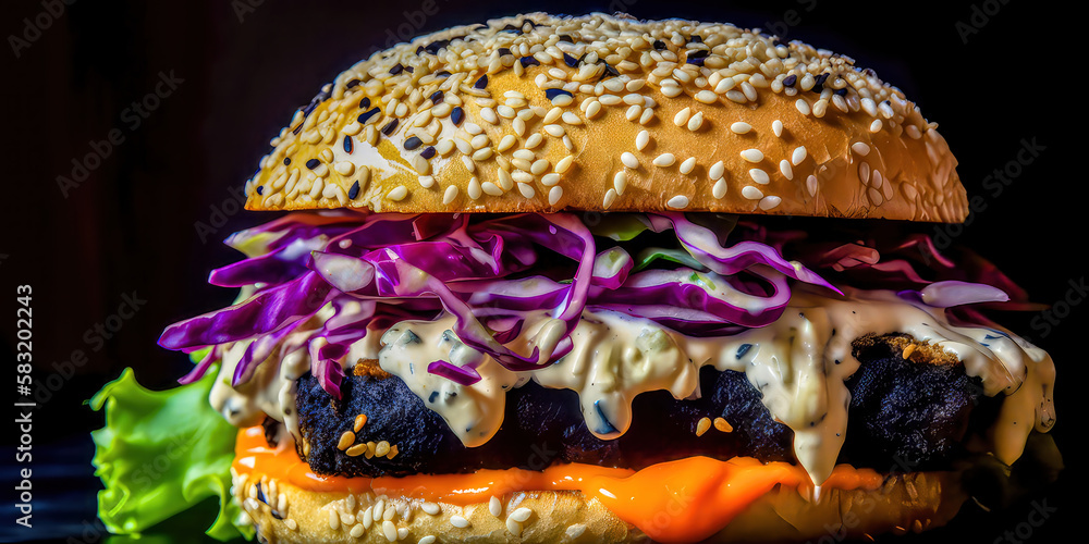 Hamburger Cheeseburge Spezial Delikat Beef Vegie Hummer Shrimps Döner ...