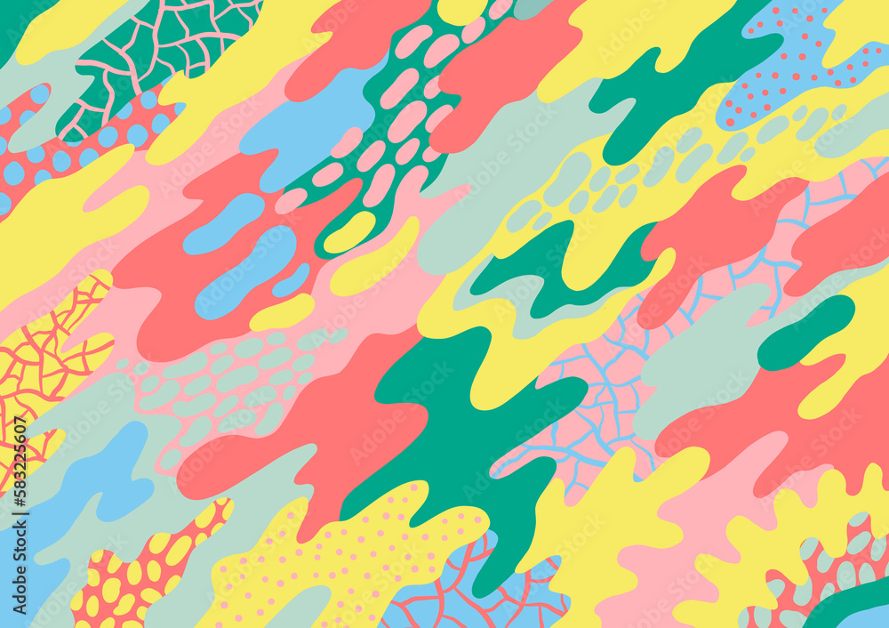 Abstract spring color pastel Wallpaper Stock Illustration | Adobe Stock