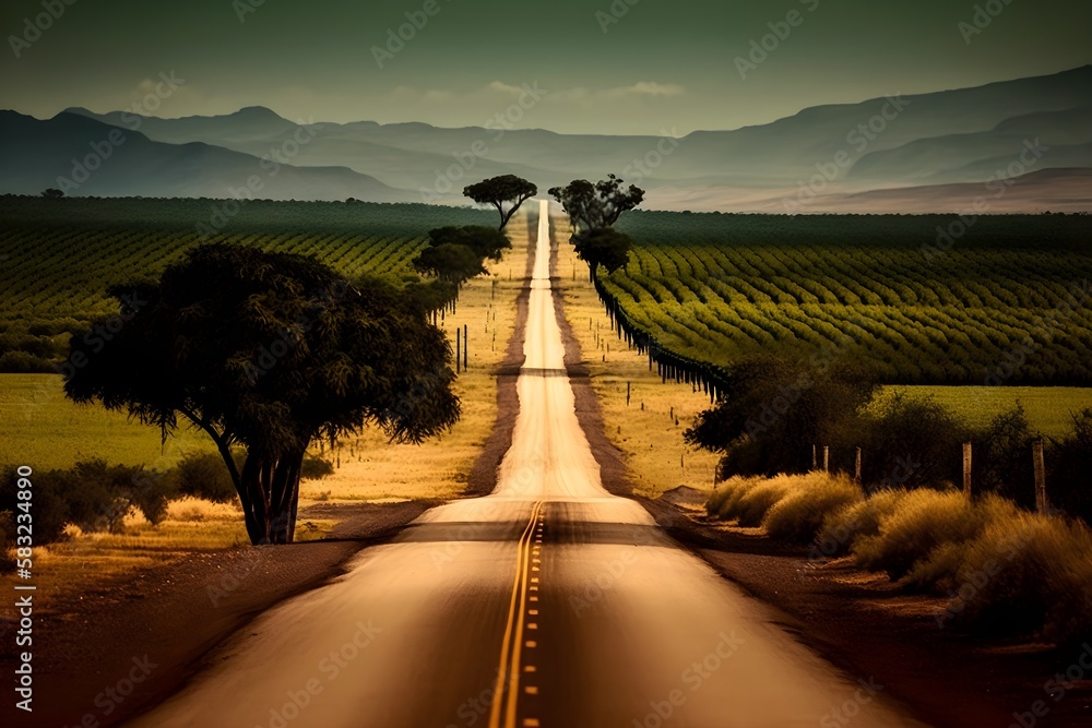 Wallpaper Illustration and background of road, highway, in different ...