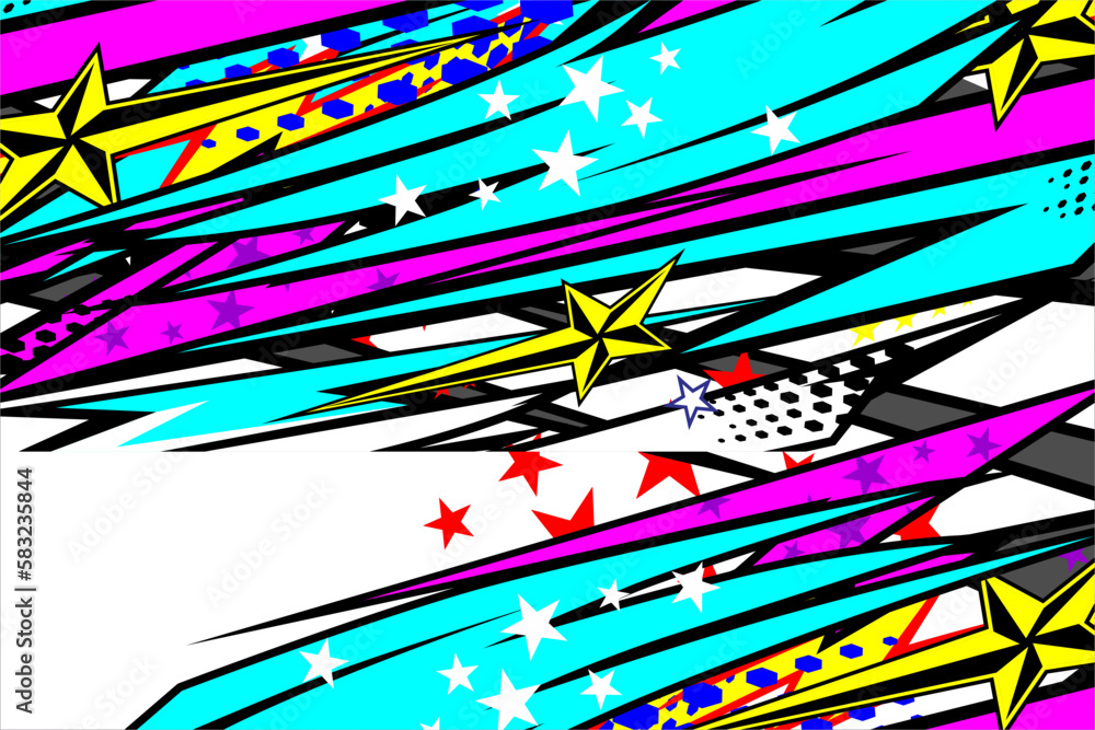 design vector racing background with a unique stripe pattern and with a ...