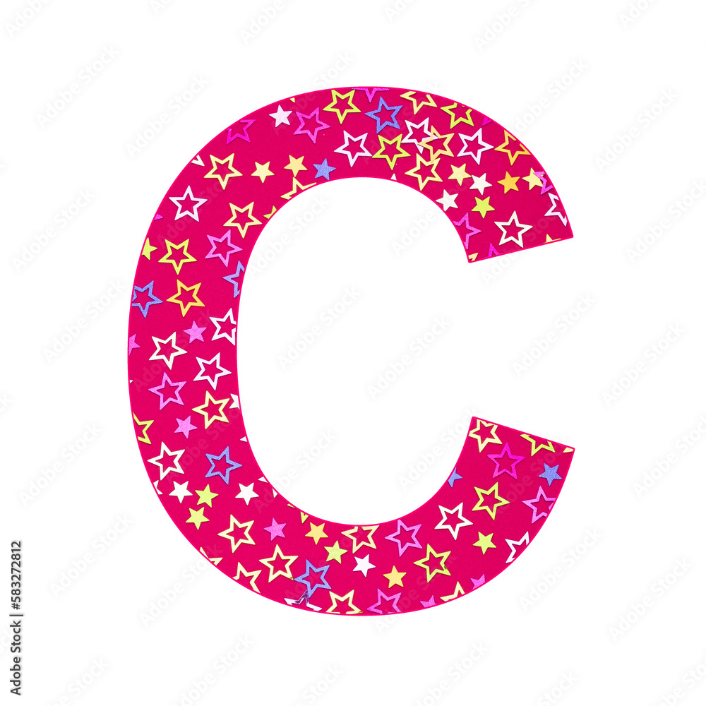 Alphabet letter C uppercase - Birthday background with colorful ... Alphabet letter C uppercase - Birthday background with colorful ...