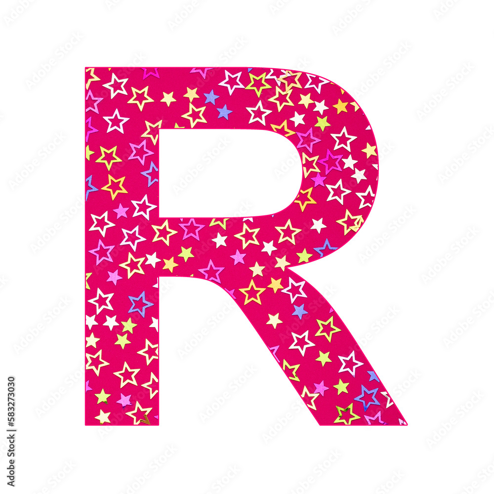 Alphabet letter R uppercase - Birthday background with colorful ... Alphabet letter R uppercase - Birthday background with colorful ...