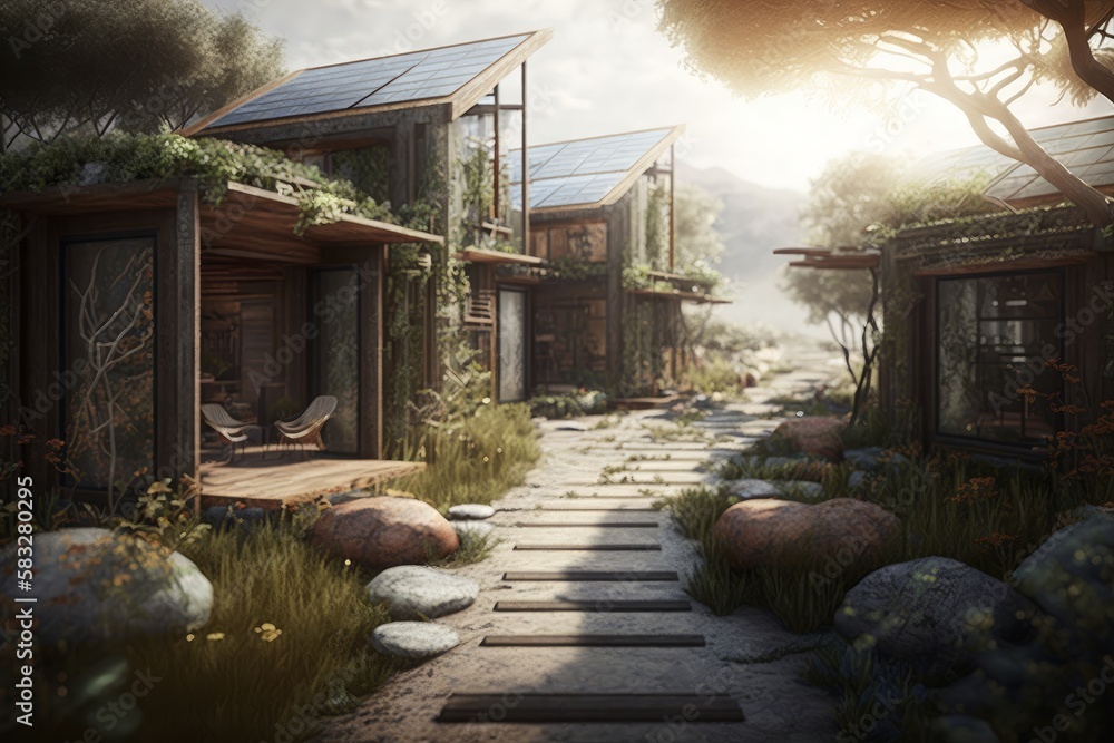 Discover the Stunning Eco-Village: Japanese-inspired Homes, Gardens ...