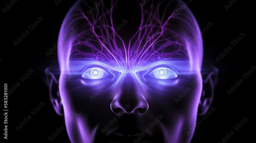 Visualize a deep, purple light at the top of your head, expanding your ...